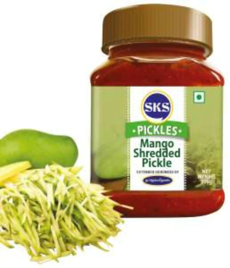 Sri Krishna Sweets Shredded Mango Pickle - 200 GM - AtoZ Indian Products