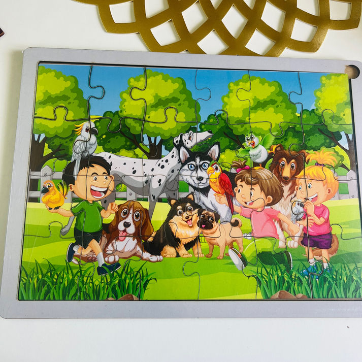 24pcs Farm hi5 Puzzle - AtoZ Indian Products