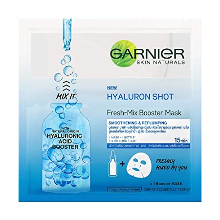 Garnier Fresh Mix Face Serum Sheet Mask Blue - AtoZ Indian Products