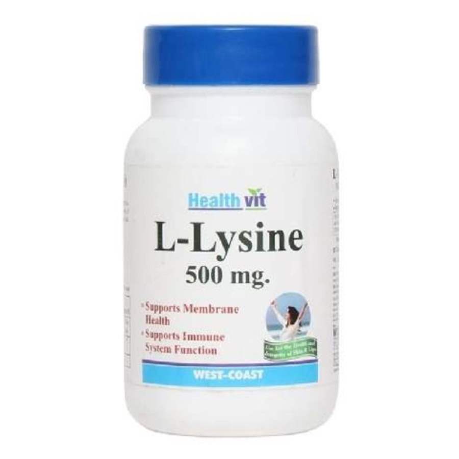 Healthvit L - Lysine Tablets - AtoZ Indian Products