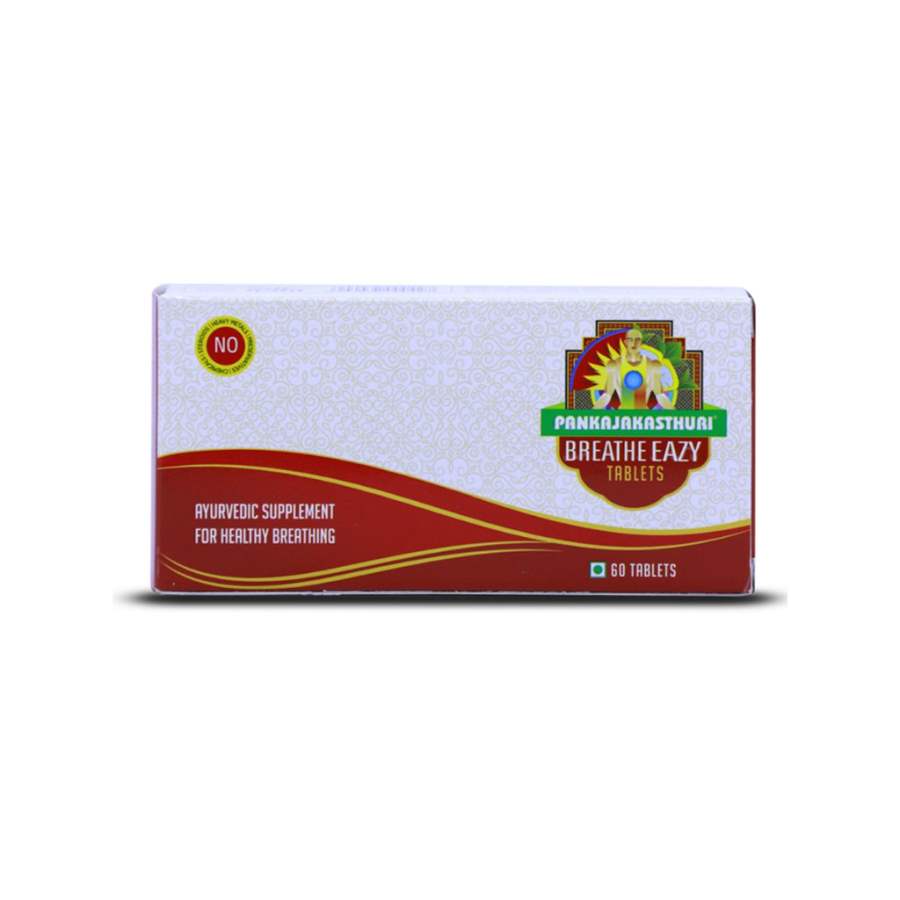 Pankajakasthuri Breathe Eazy Tablets - AtoZ Indian Products