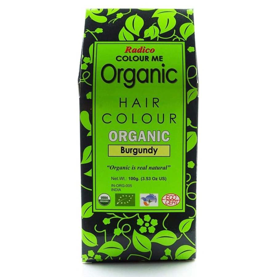 Radico Burgundy Herbal Hair Color - AtoZ Indian Products