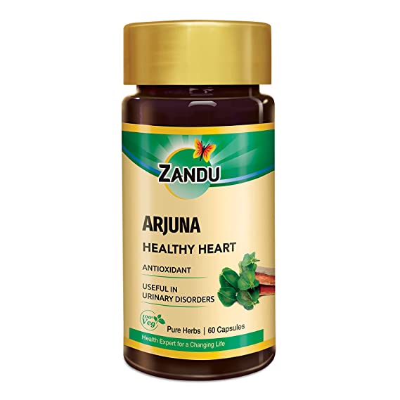 Zandu Arjuna Healthy Heart Capsules - AtoZ Indian Products